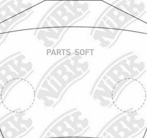 Колодки зад.mercedes vito WVA21904 торм.сис. bosch NiBK / PN0141