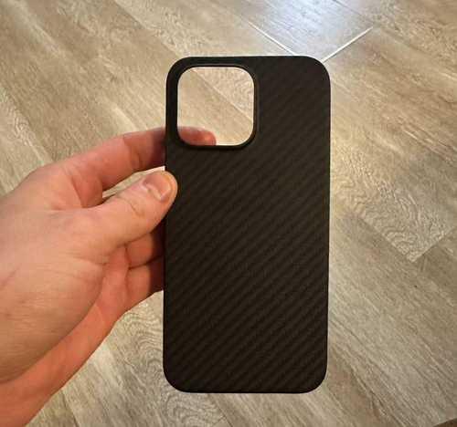 Карбоновый чехол iPhone 14 pro max