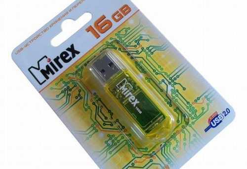 USB флешка Флешка 16 гб Mirex Elf Yellow