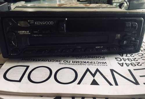 Кассетная магнитола kenwood 45w*4