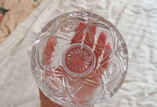 Хрустальная чаша пиала розетка 12 см