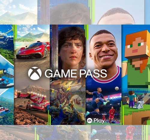 Подписка xbox Game pass  400 игр для пк