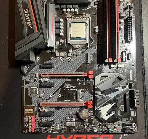 Комплект i7 9700k Z370 32gb