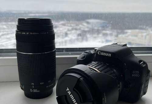 Зеркальный фотоаппарат Canon 600d
