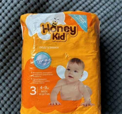 Подгузники honey kid 3