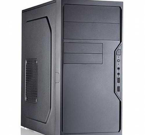 Foxline FL-733 mATX case, black, w/PSU 500W 12cm, 1xPCIe(6 2pin), w/2xUSB2.0, w/pwr cord, w/o FAN (F