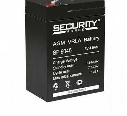 Аккумулятор Security Force SF 6045 (6V / 4.5Ah)