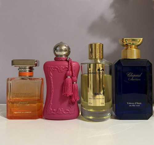 Mancera sicily / oriana / chopard vetiver/ levant