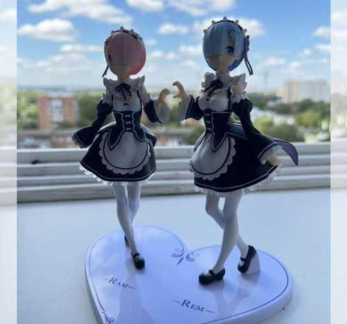 Фигурка аниме Rem & Ram Re:Zero