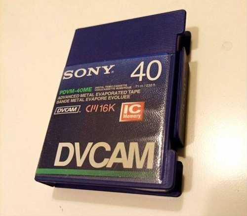 Видеокассеты dvcam Sony 40 мин