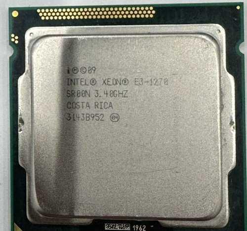 Процессор intel xeon e3 1270