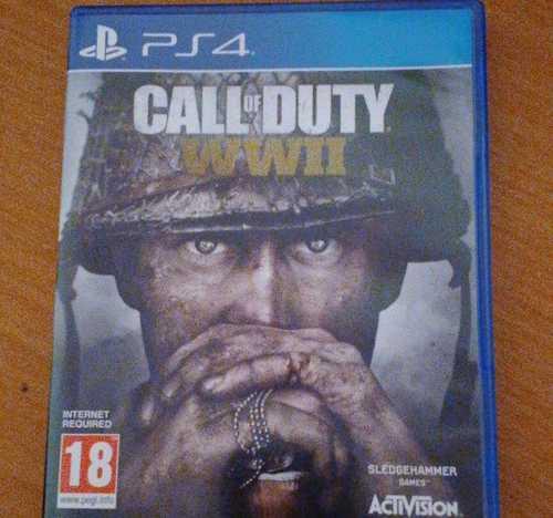 Call of duty ww2 ps4 диск