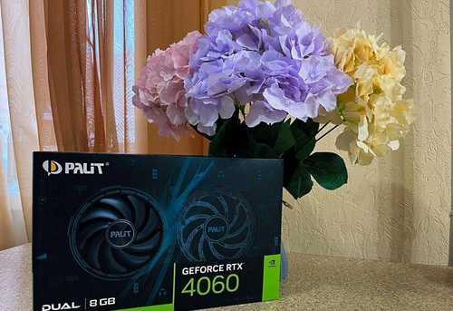 Видеокарта Palit nvidia GeForce RTX 4060 dual 8 Gb