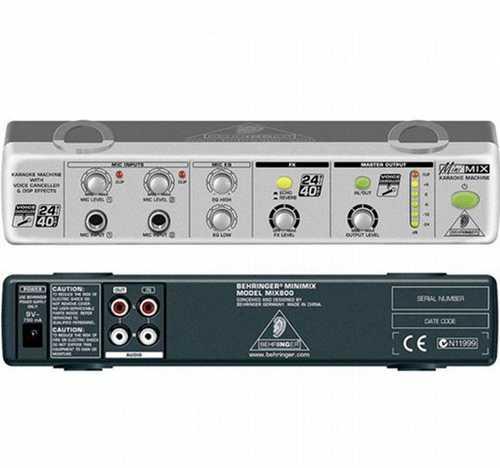 Behringer MIX800 караоке процессор