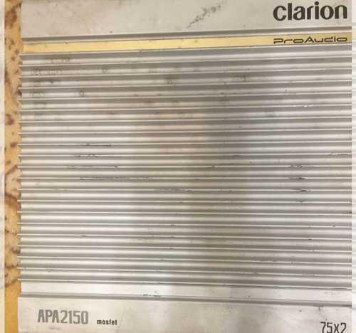 Автомобильный усилитель звука 2 канальный clarion