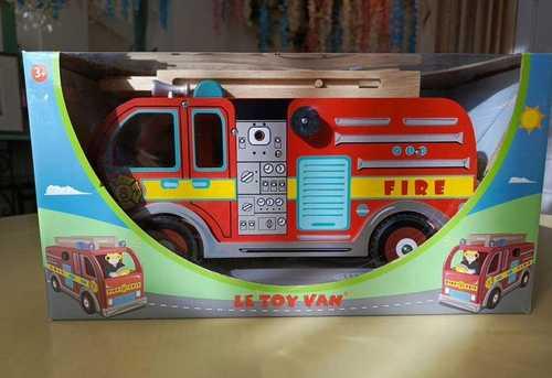 Игрушки Пожарная LeToyVan замок верстак Plantoys