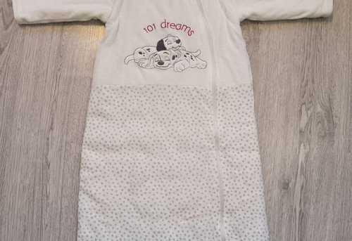 Спальный мешок для новорожденных с рукавами