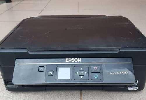 Принтер сканер Epson Stylus sx230