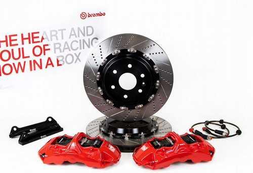 Тюнинг тормозов Kia K5 усиленные Brembo GT6 перед