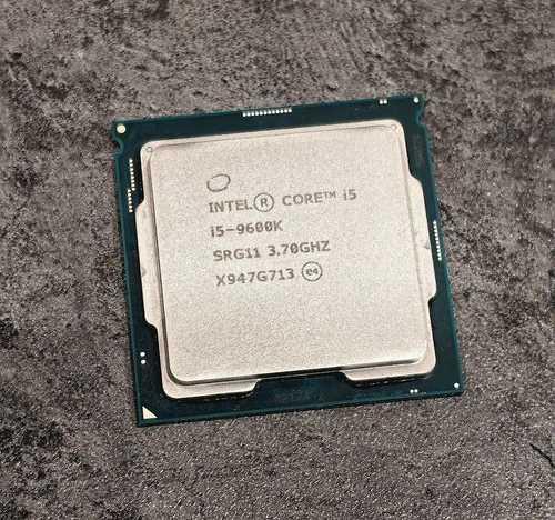 Процессор Intel core i5 9600k