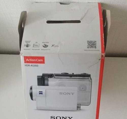 Экшн камера sony hdr as300