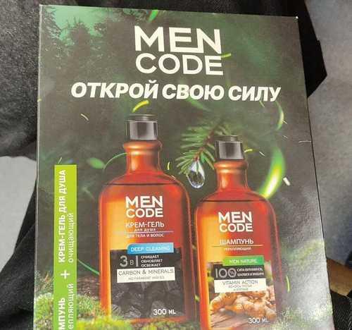 Комплект men code шампунь крем-гель для душа