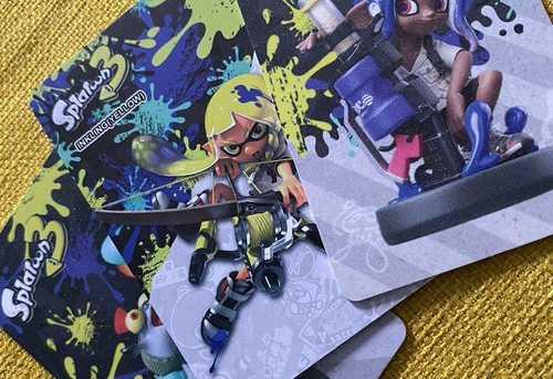 Amiibo splatoon 3 карточки сплатун