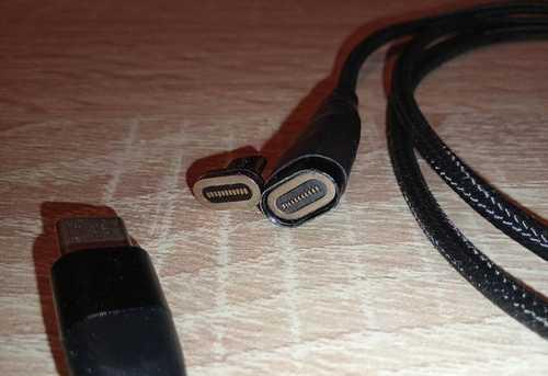 Магнитная зарядка micro-USB и Type-C