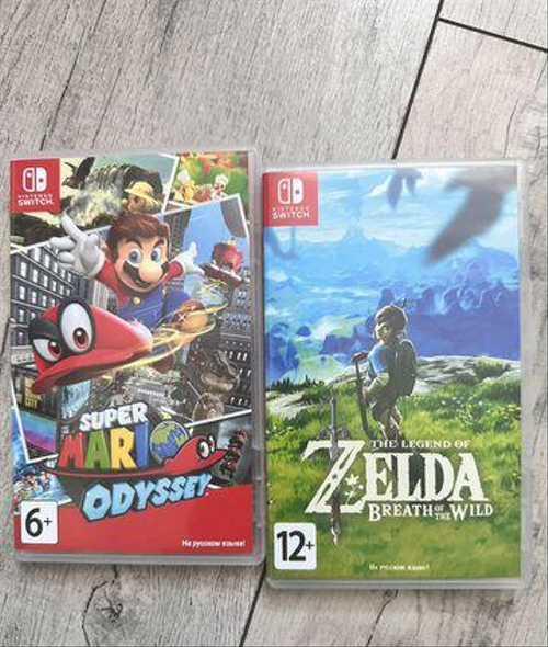 Zelda breath the wild / Mario Odyssey for Switch | Festima.Ru - Мониторинг объявлений