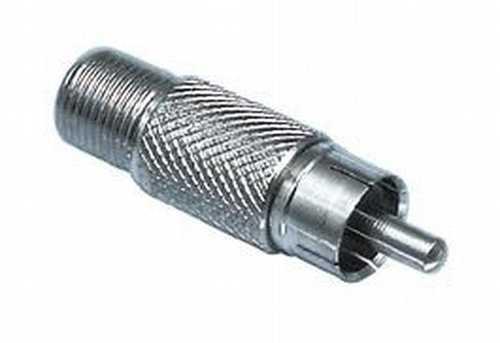 Переходник RCA (m штекер) - F (f гнездо )