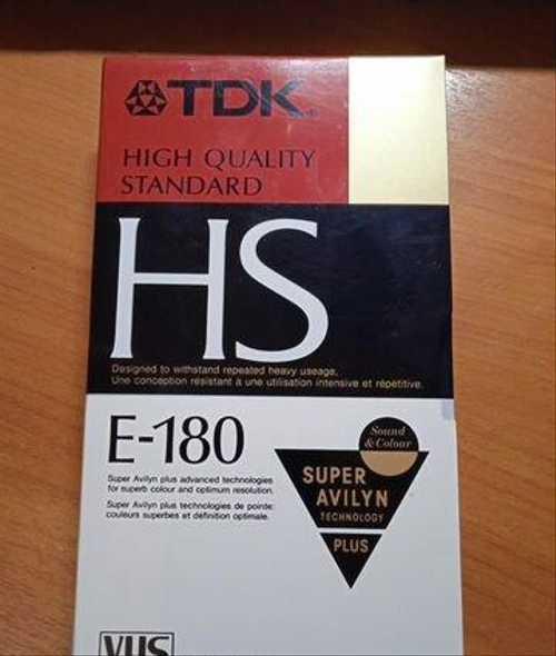 Видеокассеты новые TDK E-180 VHS Япония