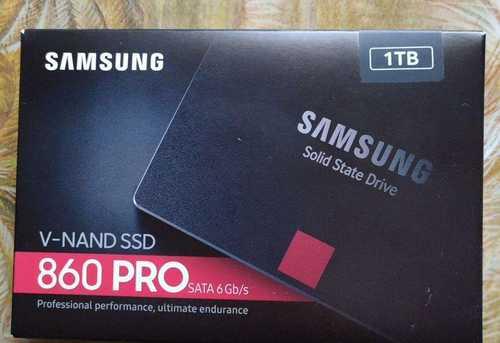 Жесткий диск 1 тб Samsung v-nand ssd 860 pro