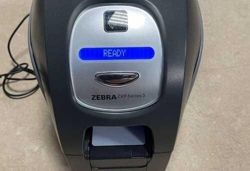 Принтер zebra zxp Series 3