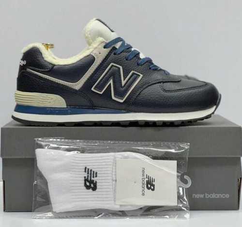 Зимние кроссовки New Balance 574 с мехом