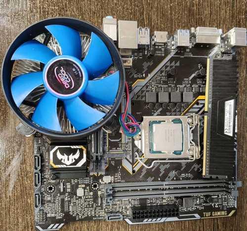 Комплект Материнка LGA1151  I5-8400 DDR8 Кулер