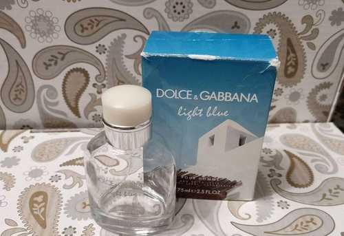 Флакон от Dolce Gabbana light blue 75 ml
