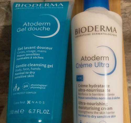 Гель и крем bioderma новые