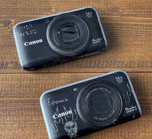 Canon Powershot Sx 210is нерабочие