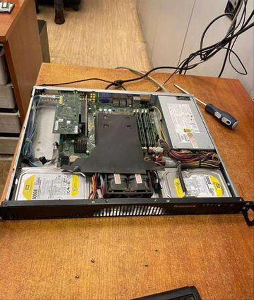 Сервер supermicro E3-1231 v3/16gb/hdd 500gb x 2 шт