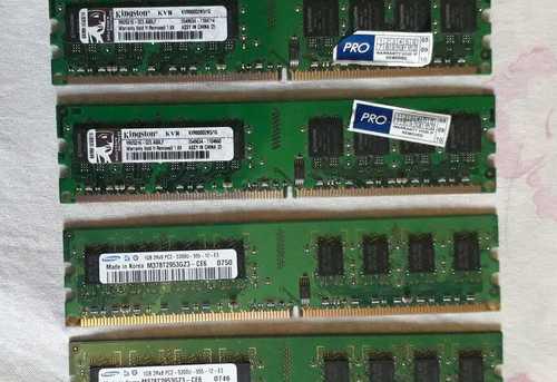 Оперативная память DDR2 (4x1 Гб)