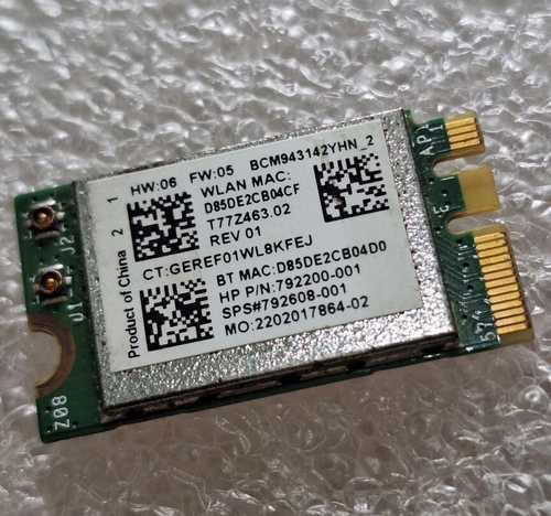 Wifi Bluetooth Broadcom BCM943142Y