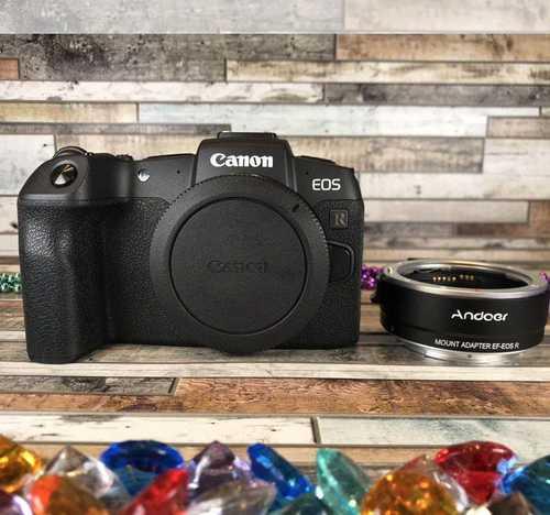 Canon EOS RP с переходником Andoer EF-EOS R