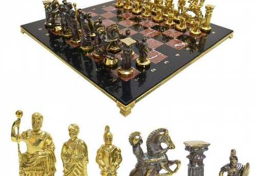 Шахматы «Римские» из креноида, долерита и бронзы