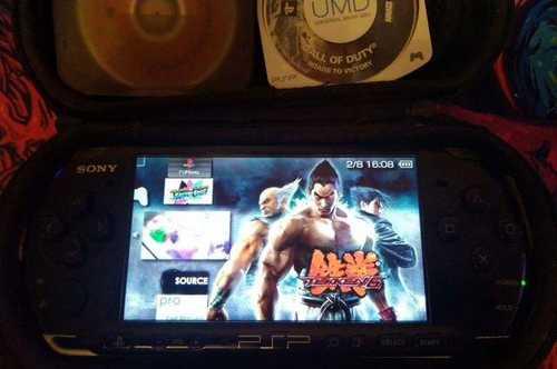 Игровая приставка Sony PSP 3008 (прошитая)