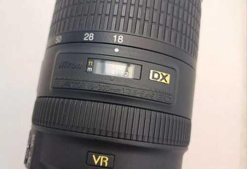 Объектив Nikon AF-S 18-300mm F 3,5-5,6 G VR б/у