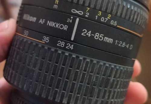 Объектив nikon af nikkor 24-85mm 2.8-4D