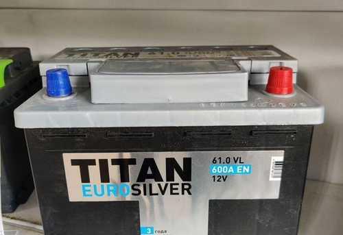Аккумулятор автомобильный titan eurosilver