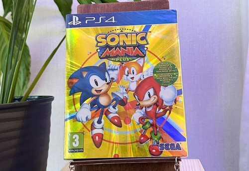 Новый Sonic Mania Plus PS4/PS5 Диск