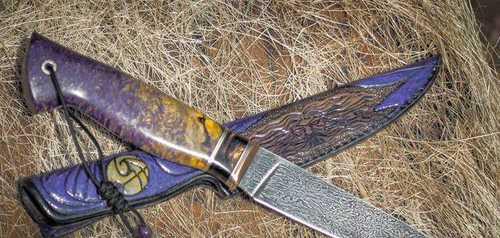 Нож кованый "Посейдон" булатная сталь