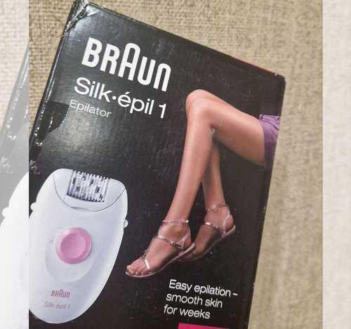 Эпилятор новый Braun silk epil 1